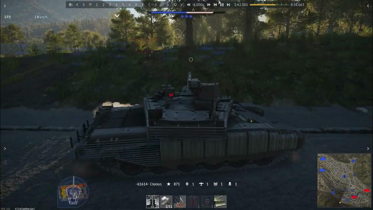 T90M Shooting F16 Down - YouTube