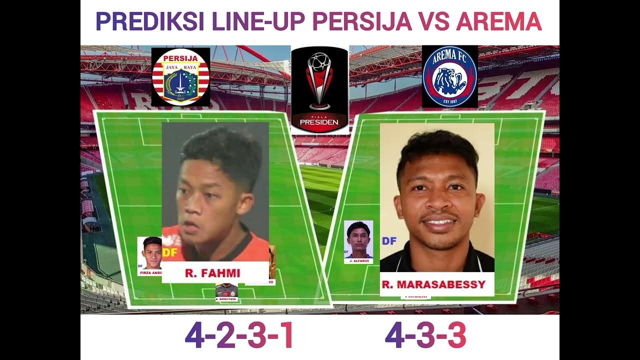 LAGA KLASIK ! PREDIKSI LINE-UP PERSIJA VS AREMA PER 2 PIALA GRUP B PIALA PERSIDEN 2024 ! - YouTube