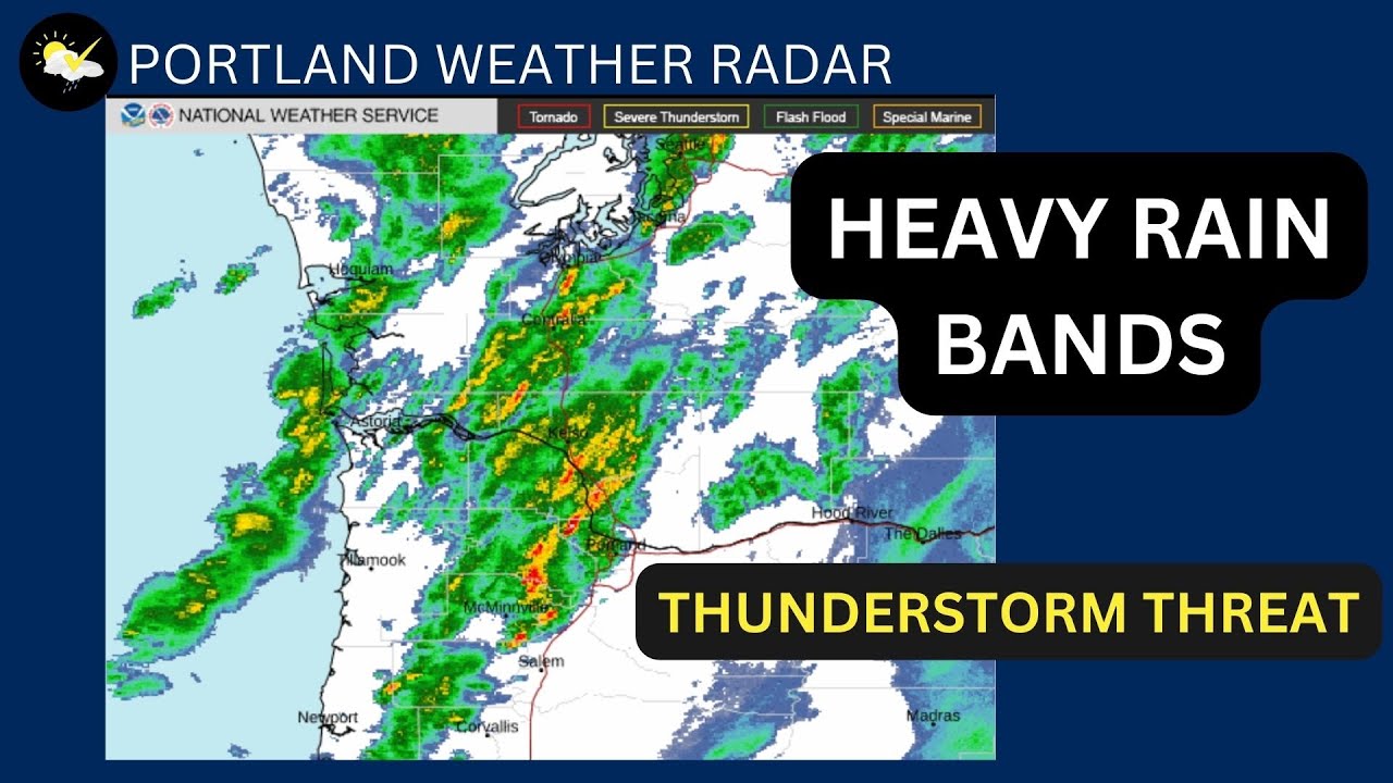 Portland weather, Pacific Northwest Update, Heavy Rain, Thunderstorms ...