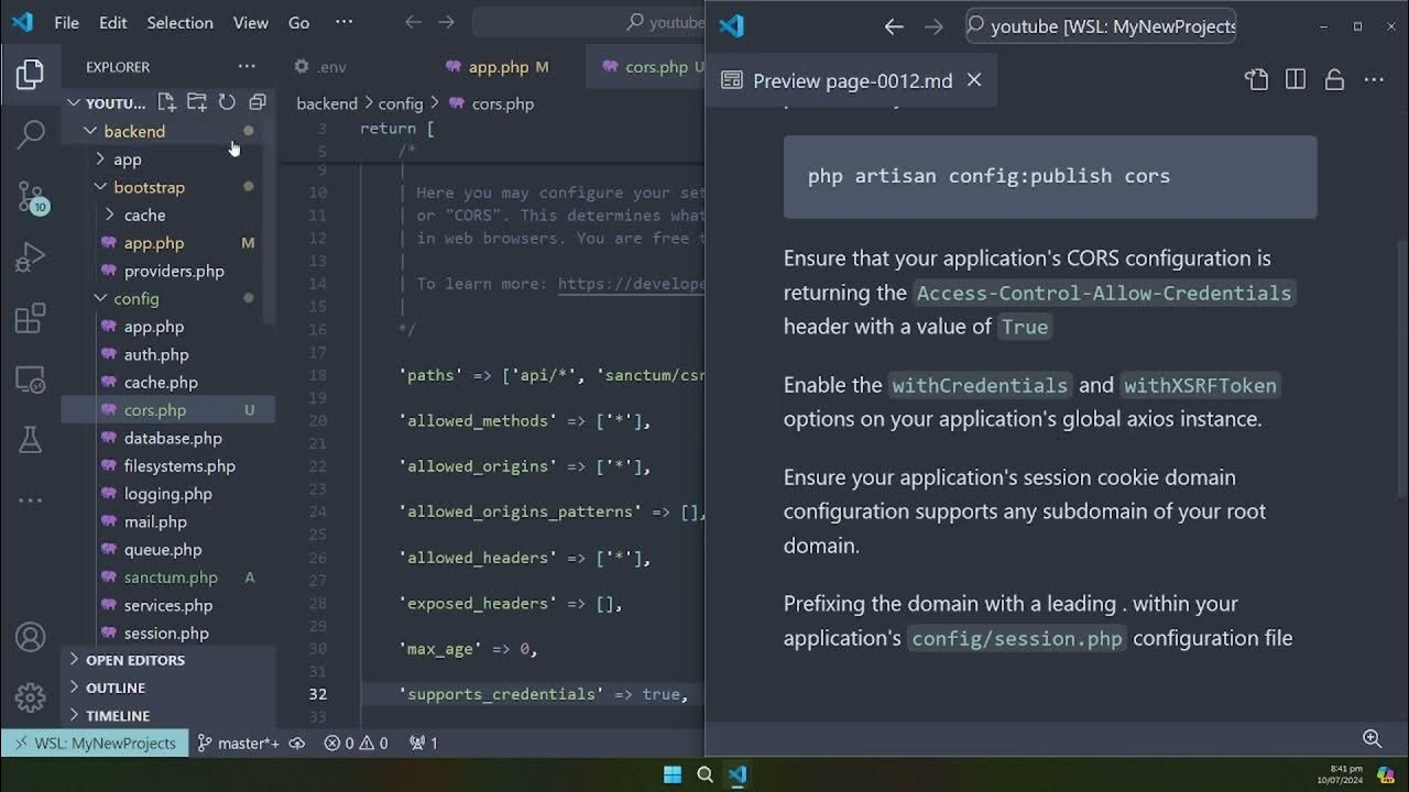 Authentication Using Laravel Sanctum and React.js - YouTube