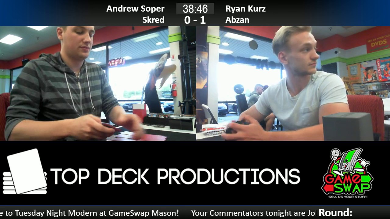 Modern w/ Commentary 6/13/17: Andrew Soper (Skred) vs. Ryan Kurz (Abzan ...