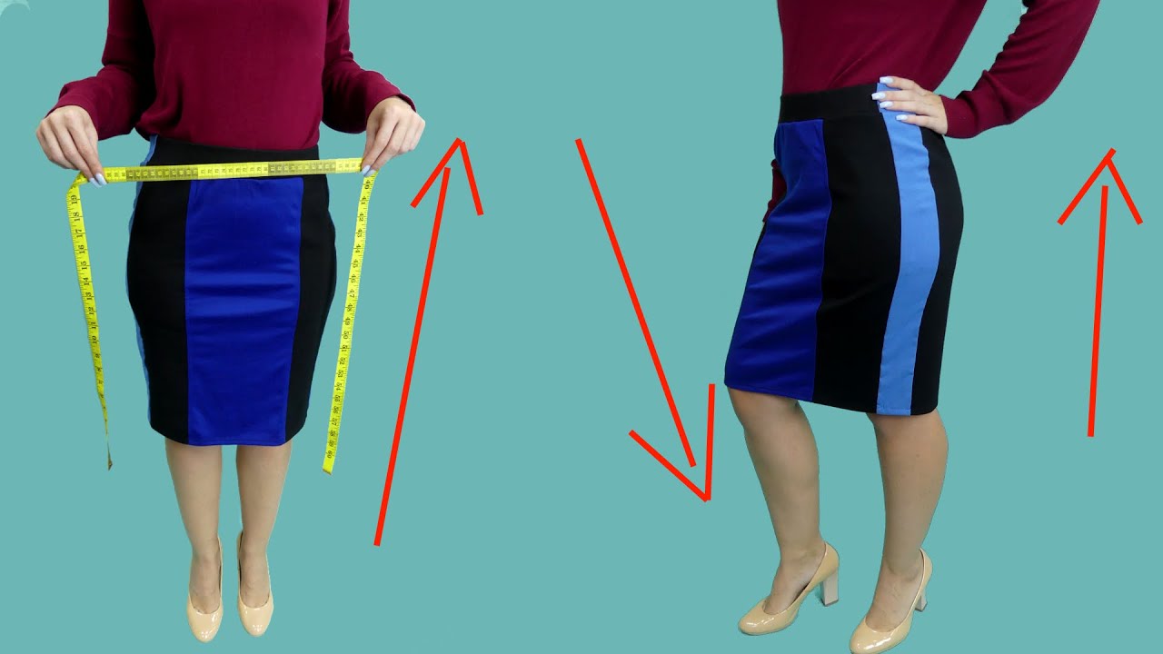 A useful tip how to upsize a skirt the waist easily - YouTube