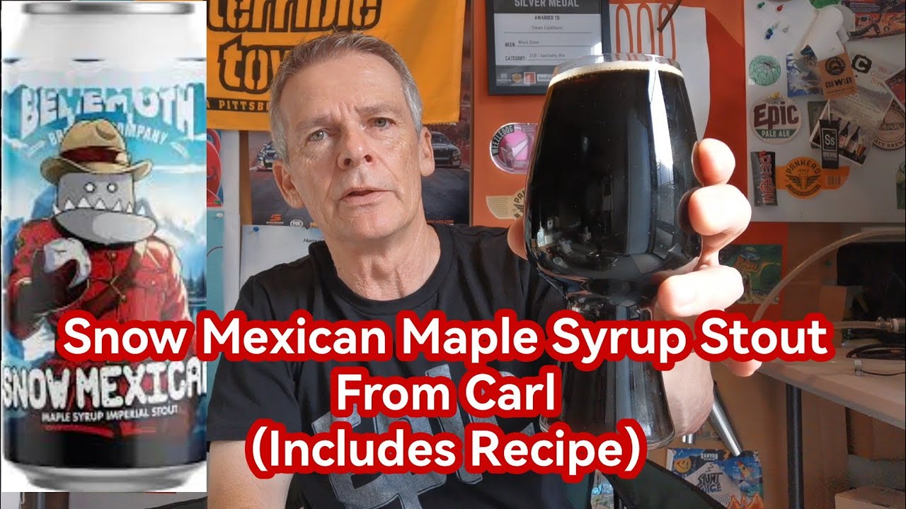 Snow Mexican Maple Syrup Stout - From Carl - YouTube