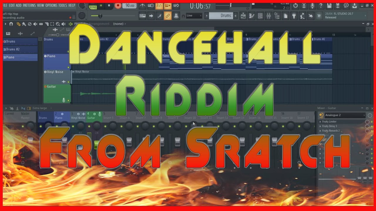 Making Dancehall Riddim From Scratch 🔴Live🔥 - YouTube