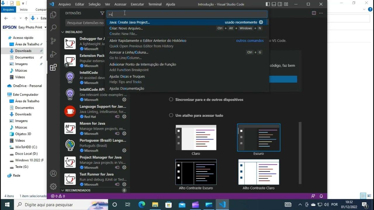 Como configurar Java no Visual Studio Code - PASSO A PASSO - YouTube