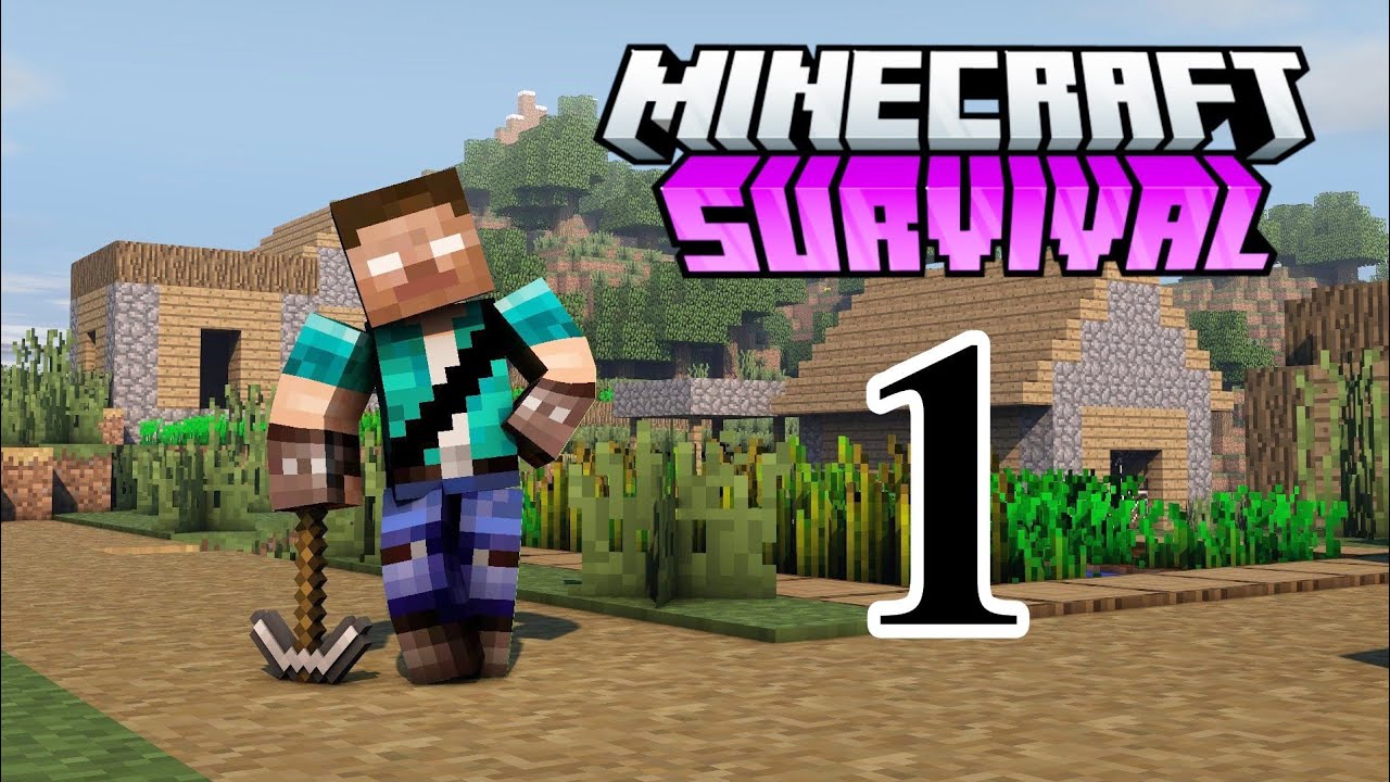 Minecraft Survival series Part 1😍😍🤩🤩 - YouTube Minecraft Survival series Part 1😍😍🤩🤩 - YouTube