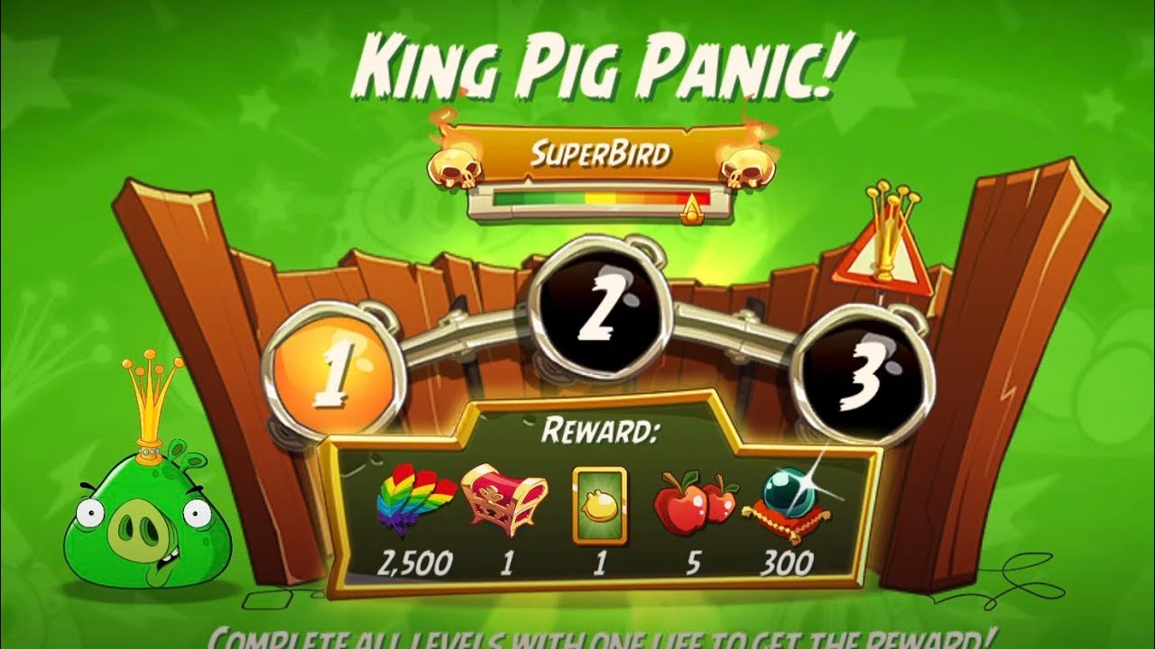 Angry Birds 2 King Pig Panic Today 25/08/2024 | King Pig Panic | Angry ...