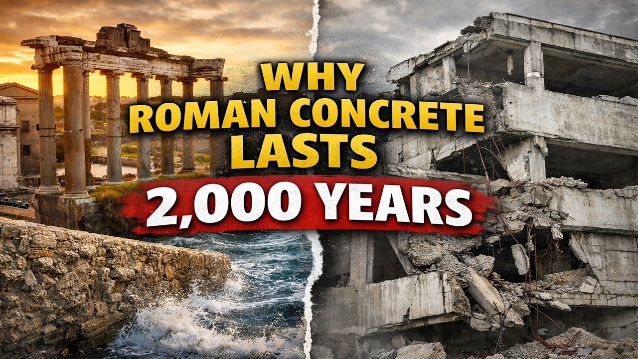 Roman Concrete vs Modern Concrete: Why Did We Forget the Recipe? - YouTube