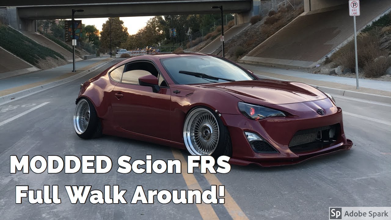 My Wide, Lowered, and Cambered Scion FRS | Mod List #2 - YouTube