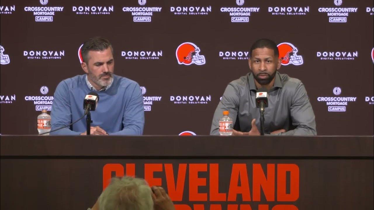 Kevin Stefanski & Andrew Berry NFL Draft Press Conference | Cleveland Browns - YouTube