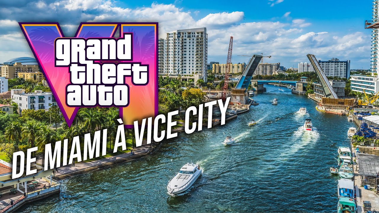 GTA 6 : Comment Rockstar a créé VICE CITY en s'inspirant de MIAMI 🔥 ...