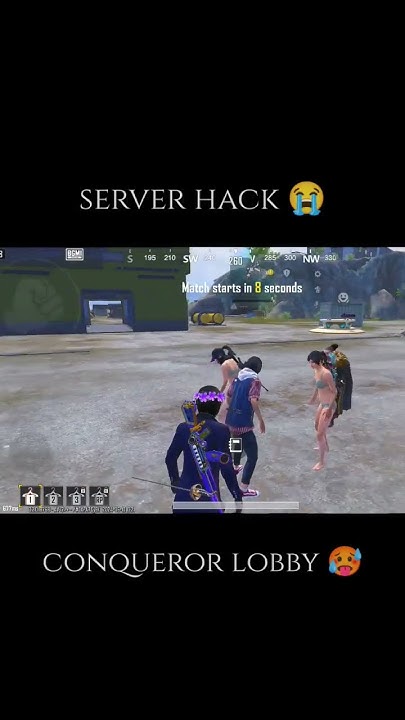 server hack 😭 in conqueror lobby 😕#bgmi #server #hacker - YouTube