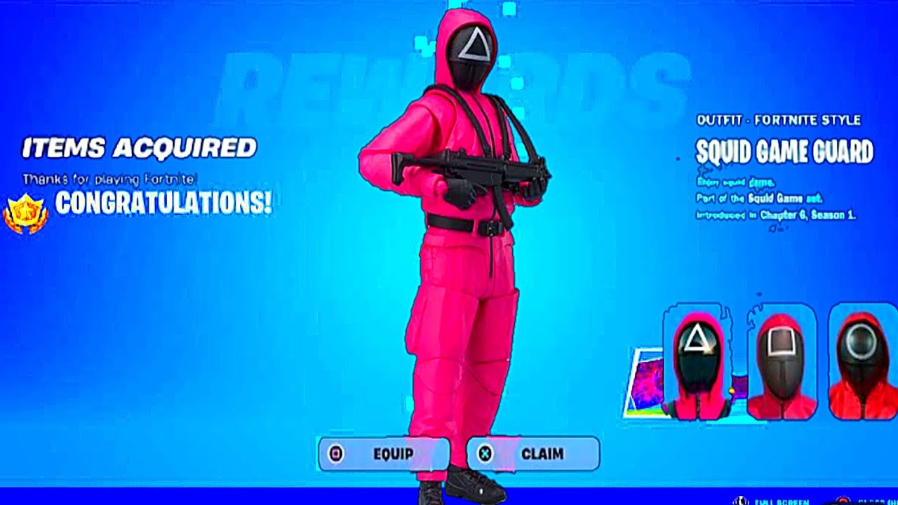 Como pegar de graça Round 6 Guarda Rosa (Squid game pink guard ...