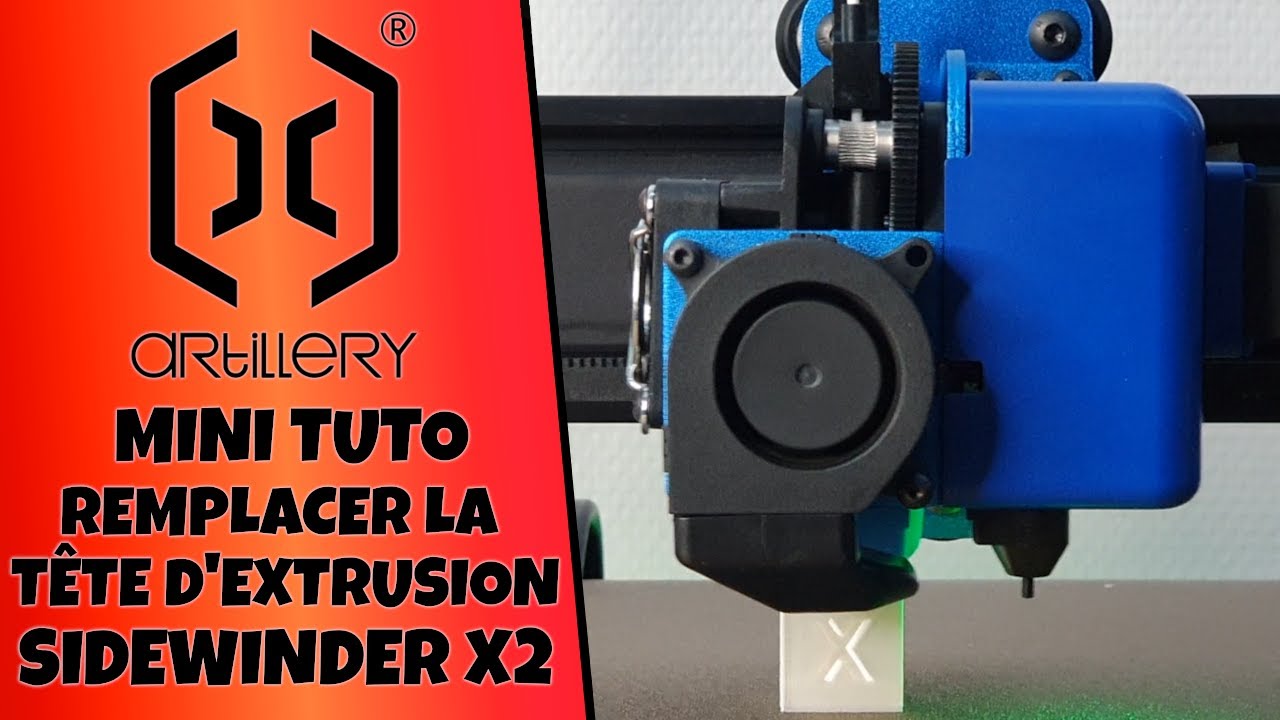 Remplacer la tête d'extrusion sur l'imprimante 3D Artillery Sidewinder ...