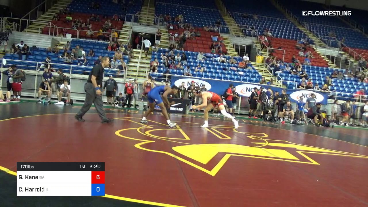 170 Lbs Rnd Of 64 Gavin Kane Georgia Vs Caleb Harrold Illinois - YouTube