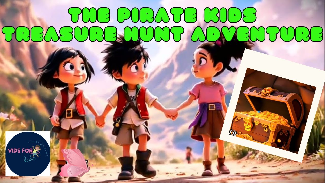 The Pirate Kids Treasure Hunt Adventure | Vids For Kids | - YouTube
