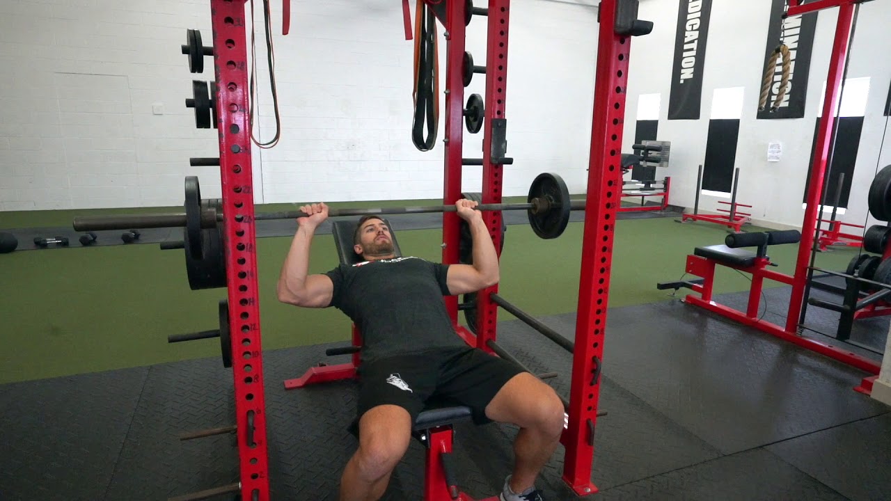 Incline BB Bench Press - YouTube