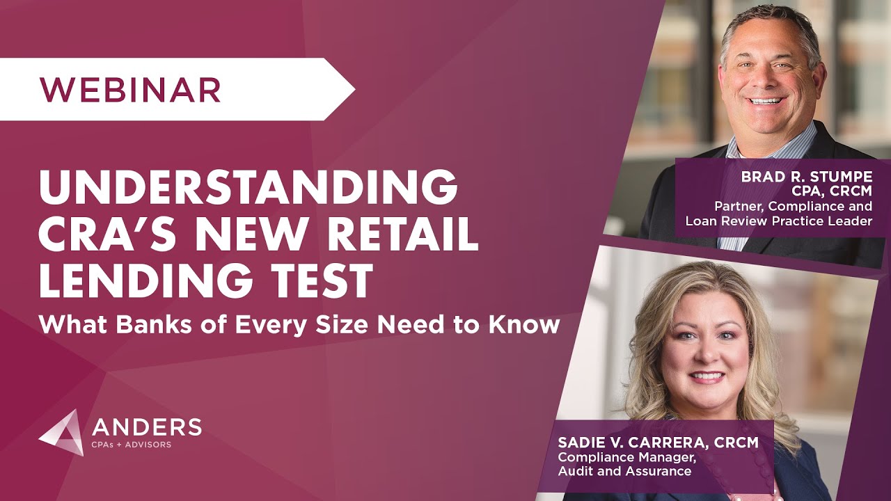 Understanding CRAs New Retail Lending Test What Banks of Every Size ...