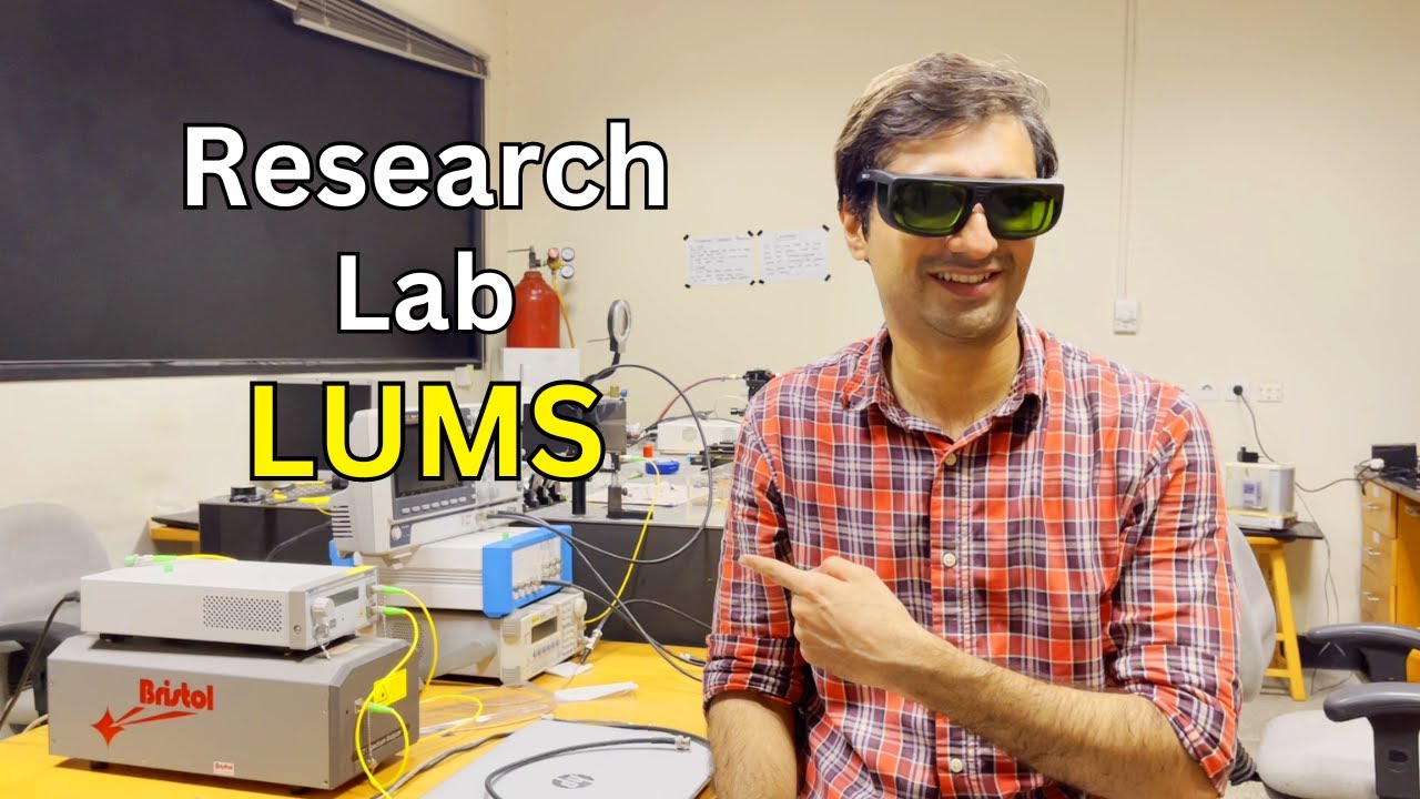 Introducing My Research Lab at LUMS - YouTube