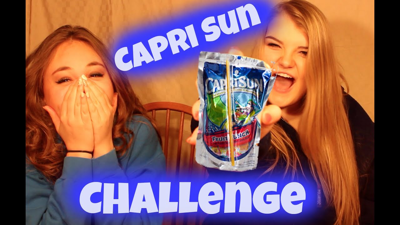 Capri Sun Challenge--Fail - YouTube