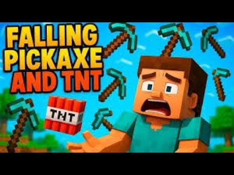 LIVE MINECRAFT FALLING PICKAXE WITH COMMANDS #ROBLOXKIDS - YouTube