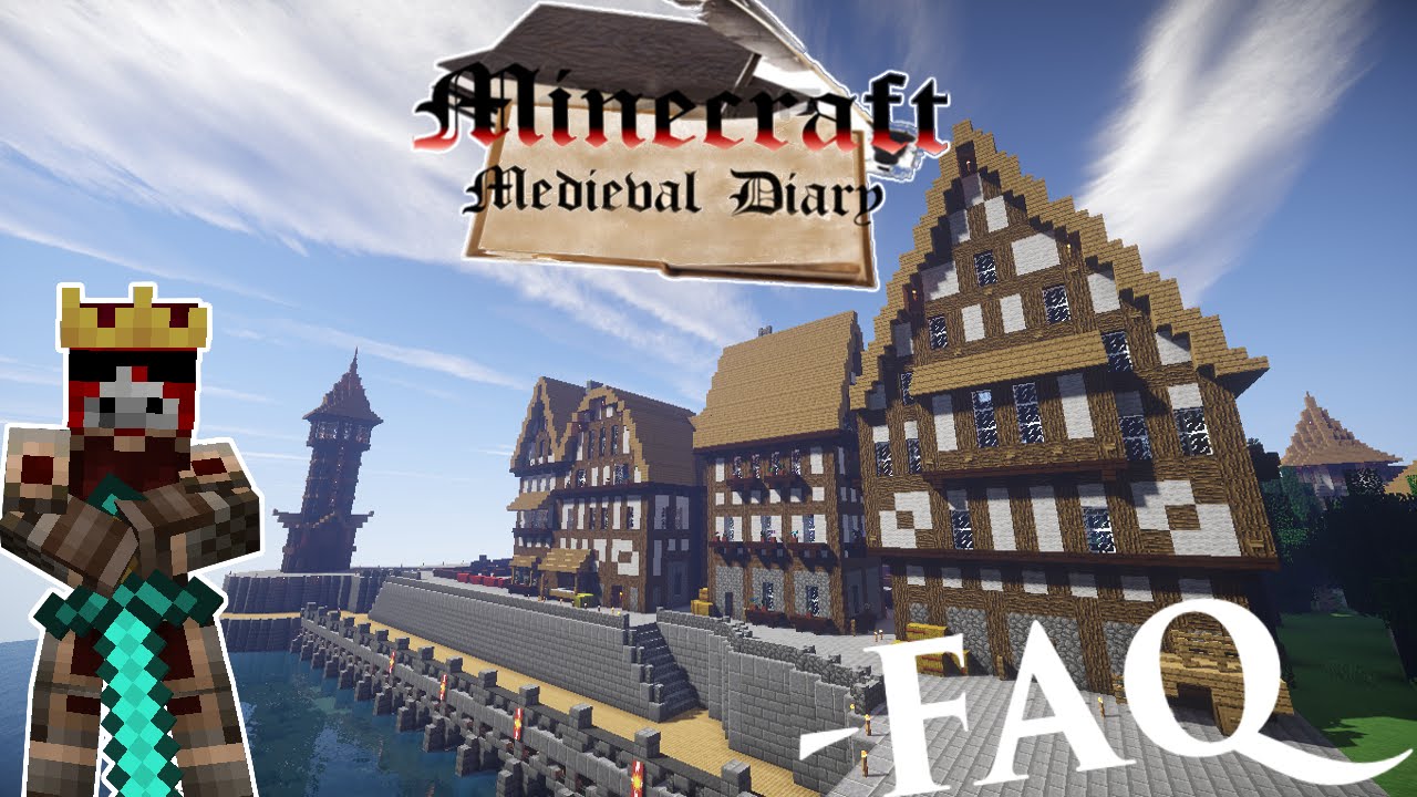 Minecraft Medieval Diary - Neue Fachwerkhäuser + kleines FAQ [Deutsch ...