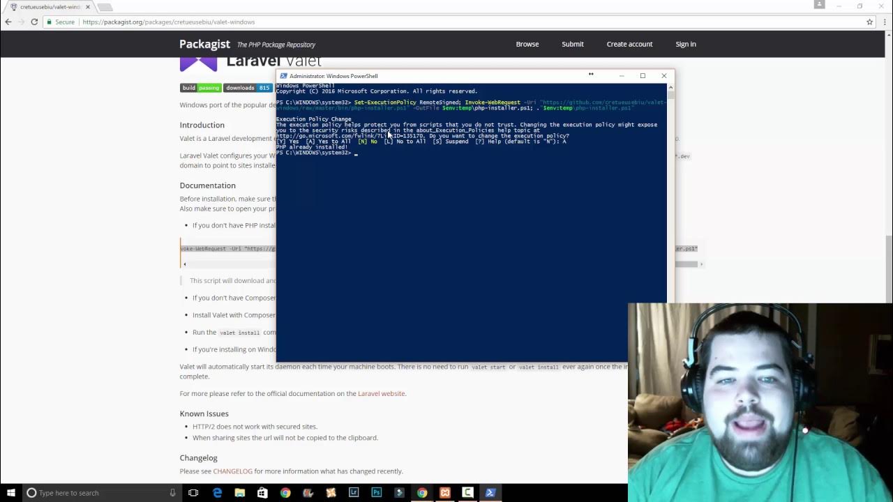 Install Laravel Valet on WINDOWS! - YouTube