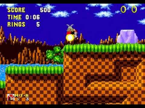 Mighty in Sonic 1 ROM Hack Gameplay - YouTube