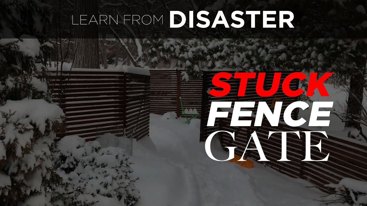 Fixing Stuck Fence Gate Youtube