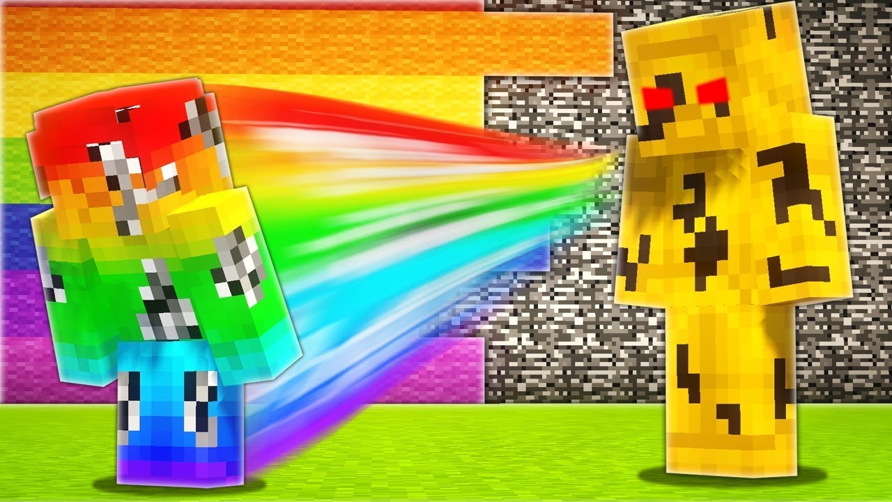 NIGHTMARE STEVE CRACKED RAINBOW STEVE! - YouTube