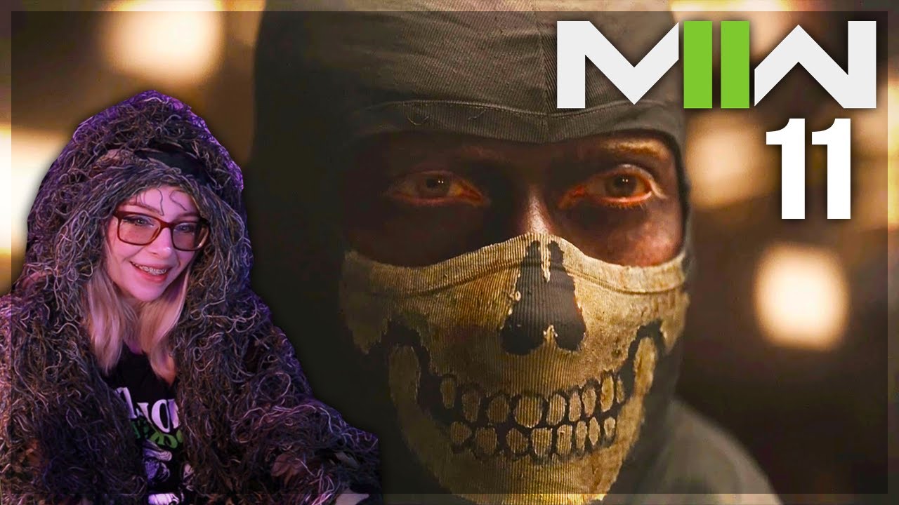 GHOST'S FACE REVEAL!! - MW2 Veteran Playthrough - Part 11 - YouTube