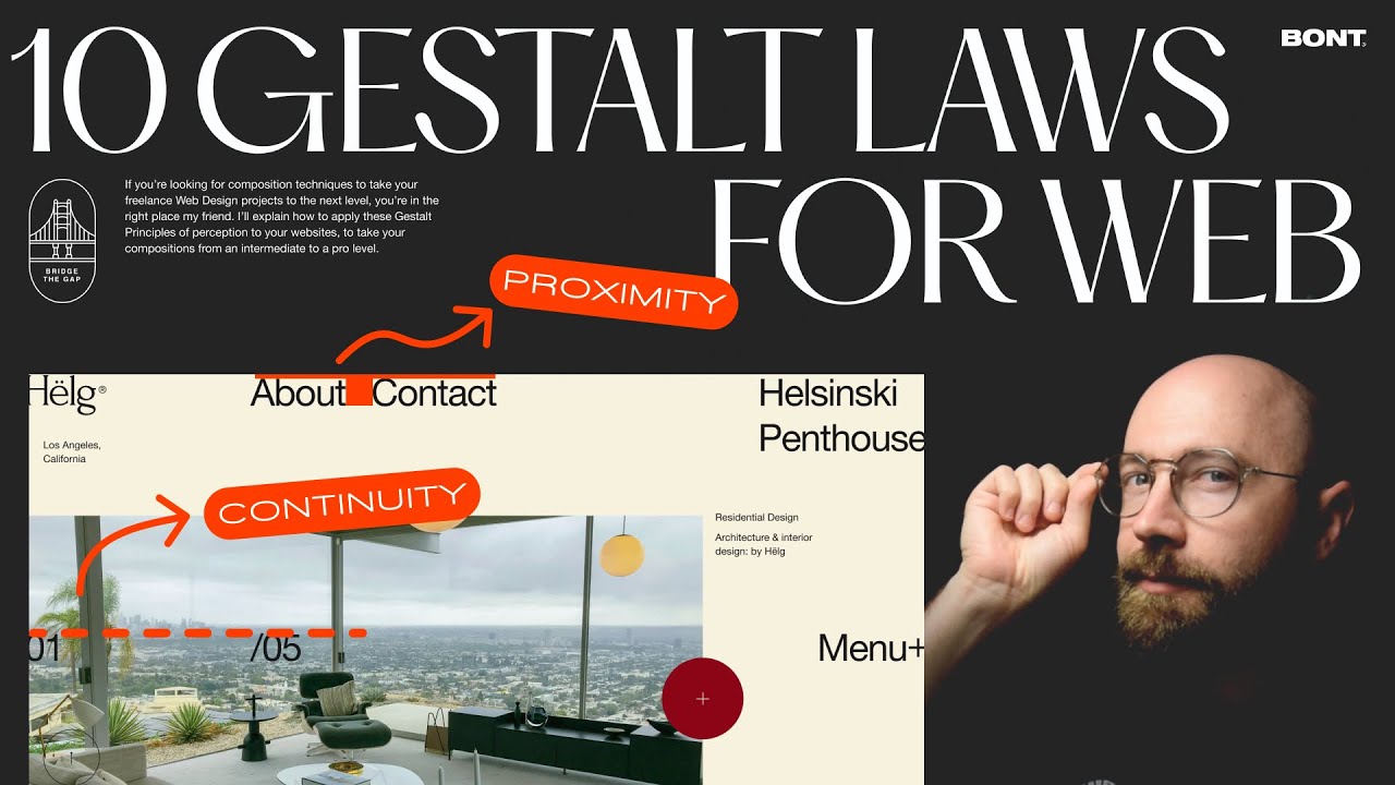 10 Gestalt laws for advanced compositions & layouts in Web Design - YouTube