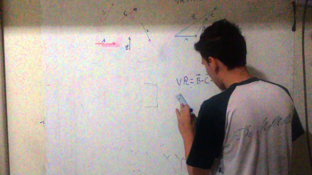 Suma y resta de vector concurrente de poligono - YouTube