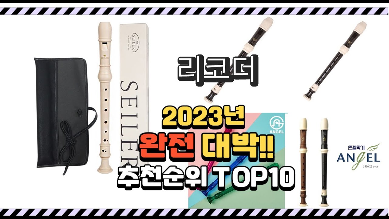 이거 완전대박 리코더 상품 추천순위 Top10 Youtube