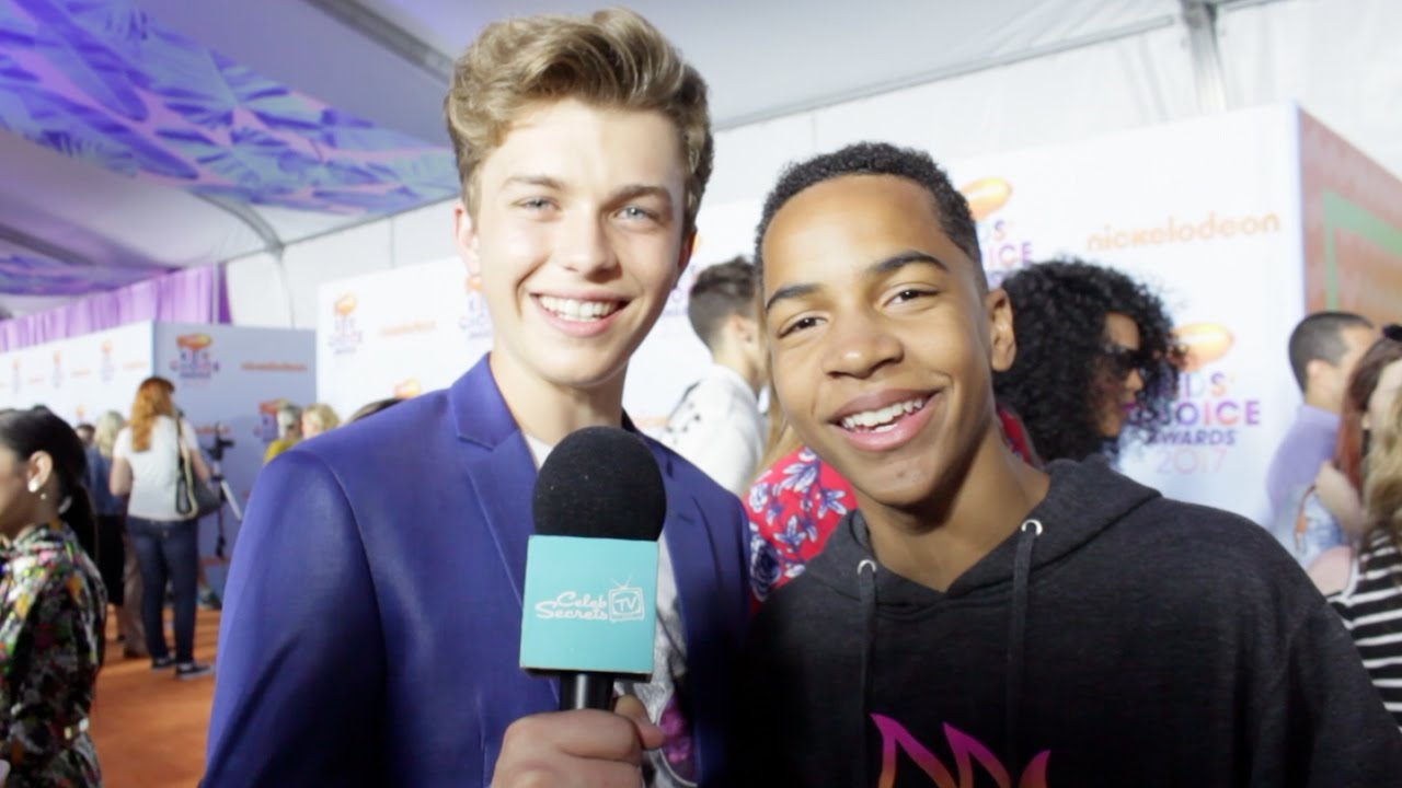 Jacob Hopkins and Terrell Ransom Jr Interview: 2017 Kids' Choice Awards ...