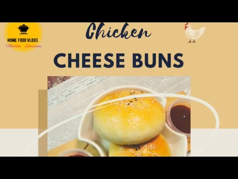 Chicken n Cheese Stuffed Buns Recipe| Easy Baking At Home |Home Food ...