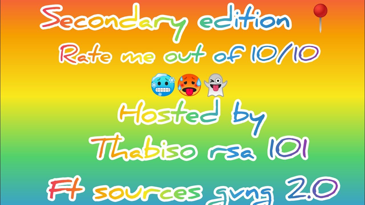 Rate me out of 10/10 🥺||Secondary edition 📍🤣/must watch 👻🥵🥶 - YouTube