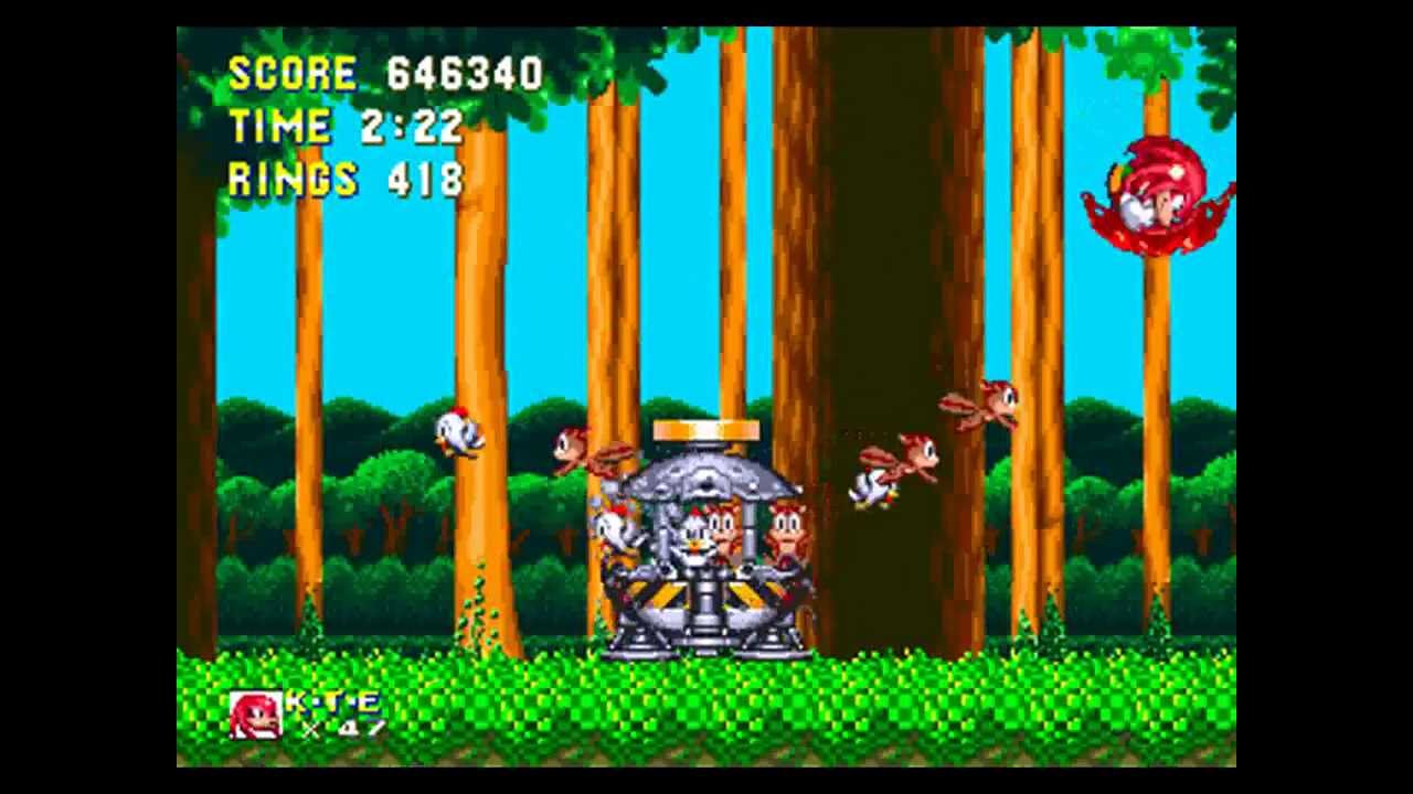 Knuckles in Sonic 3 - Ring Attack Speedrun - MHZ2 - TAS WIP - YouTube