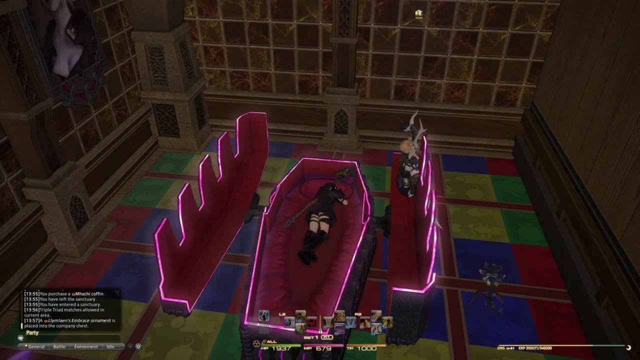 FFXIV Mhachi Coffin - With Animations! - YouTube