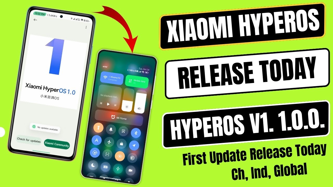 HyperOS Release Today, HyperOS V1.1.0.0 First Update, These Device's ...