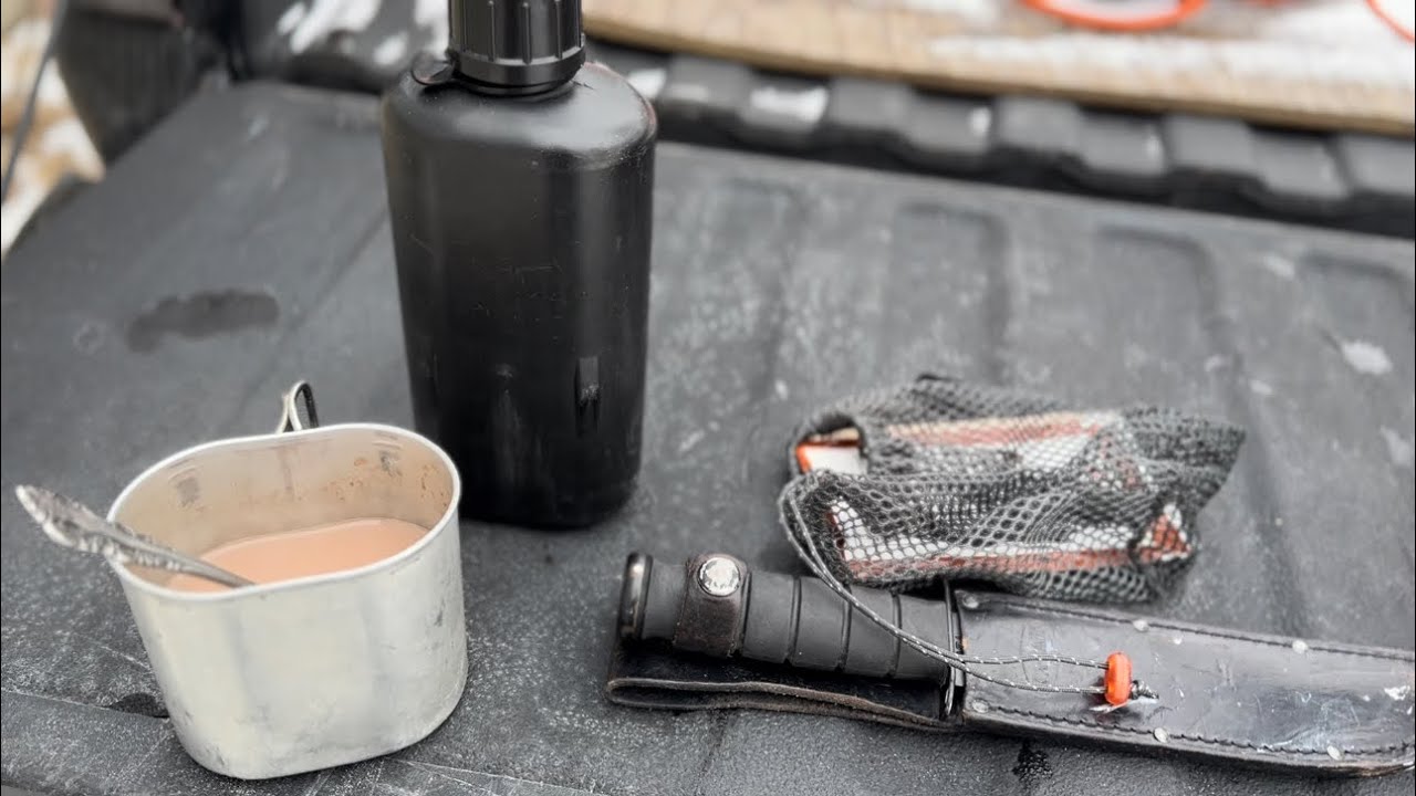 Hot Chocolate-M84 Swiss Army Canteen- 17° - YouTube