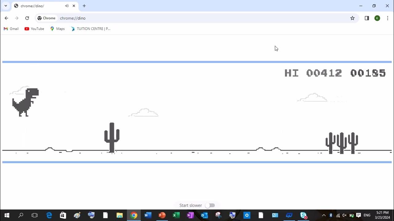 Chrome offline dino game hack | Chrome dinosaur game hack | dino game hack. - YouTube