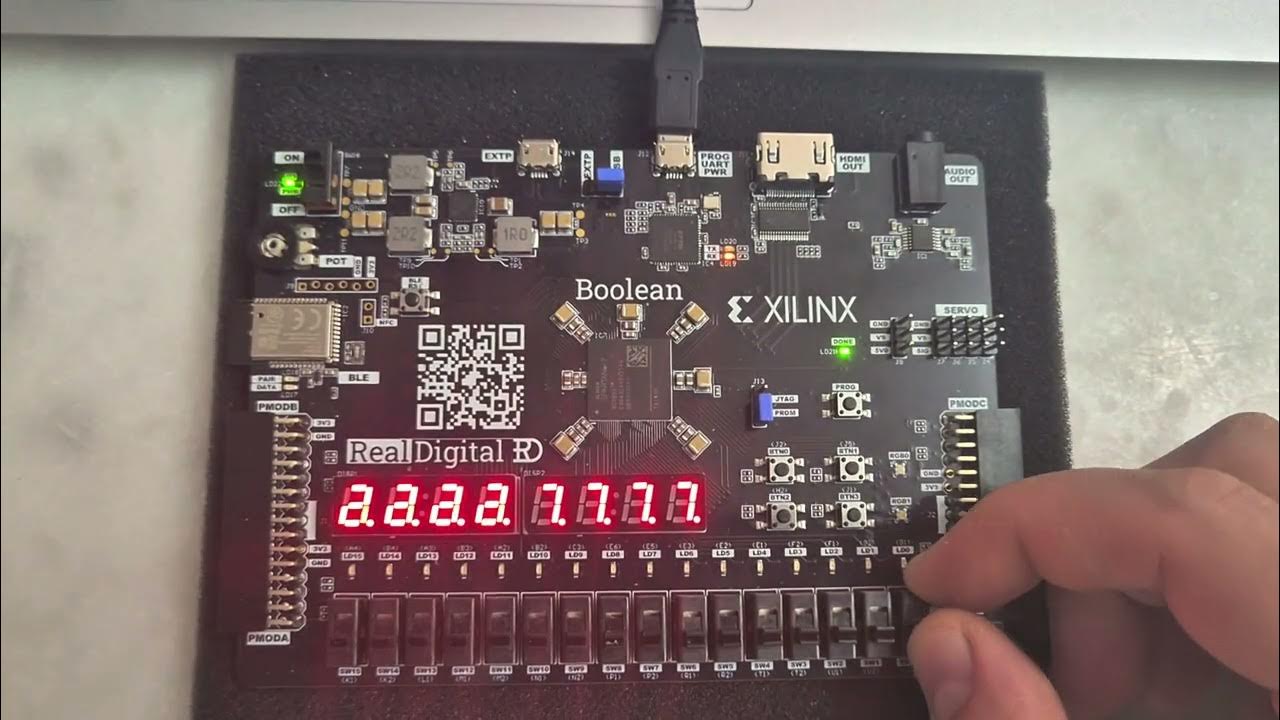 FreeRTOS FPGA Seven Segment Display Control - YouTube