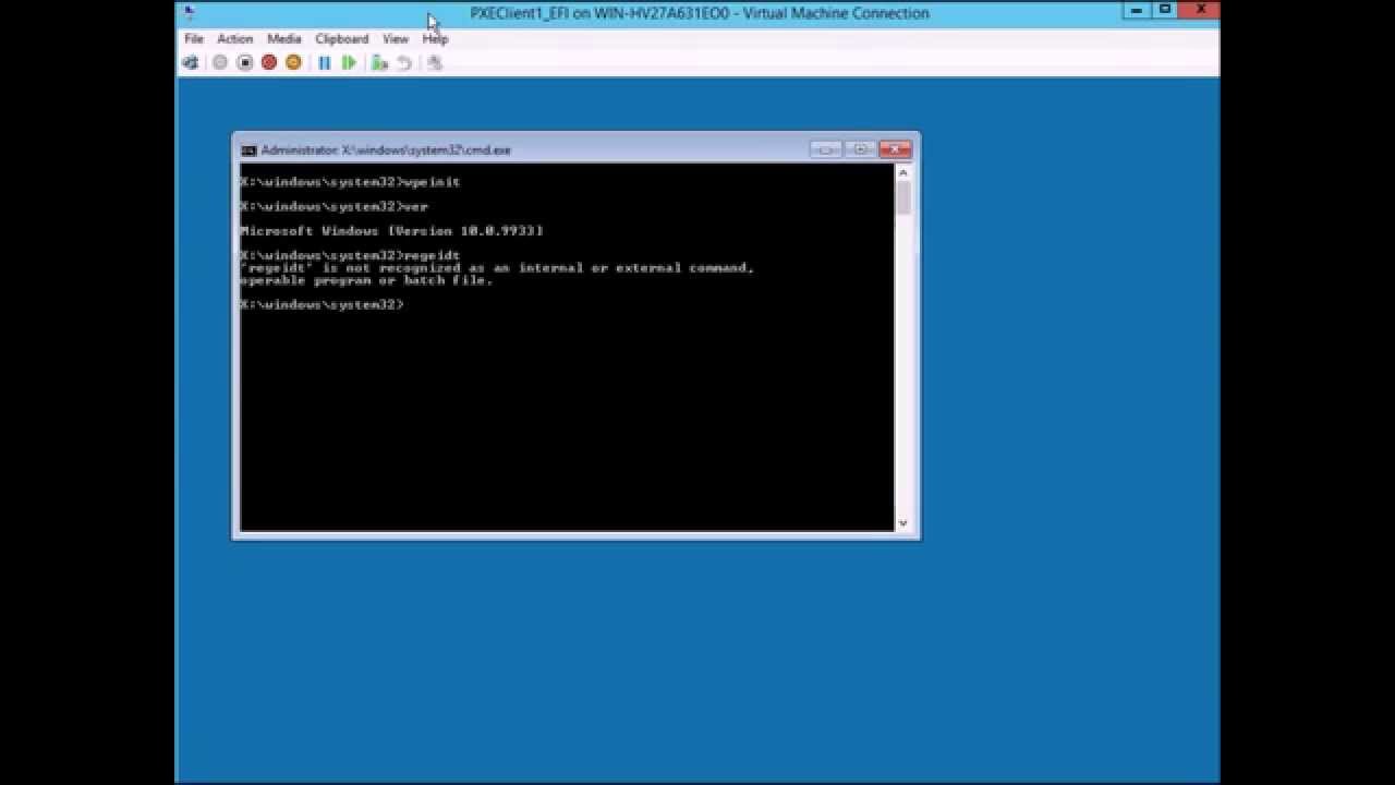 WinPE 10 Technical Preview & iPXE with Wimboot - YouTube