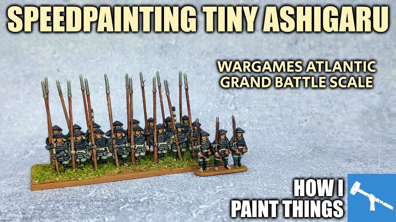 Grand Battle Scale Ashigaru - Speedpaints on 10mm Figures [How I Paint ...