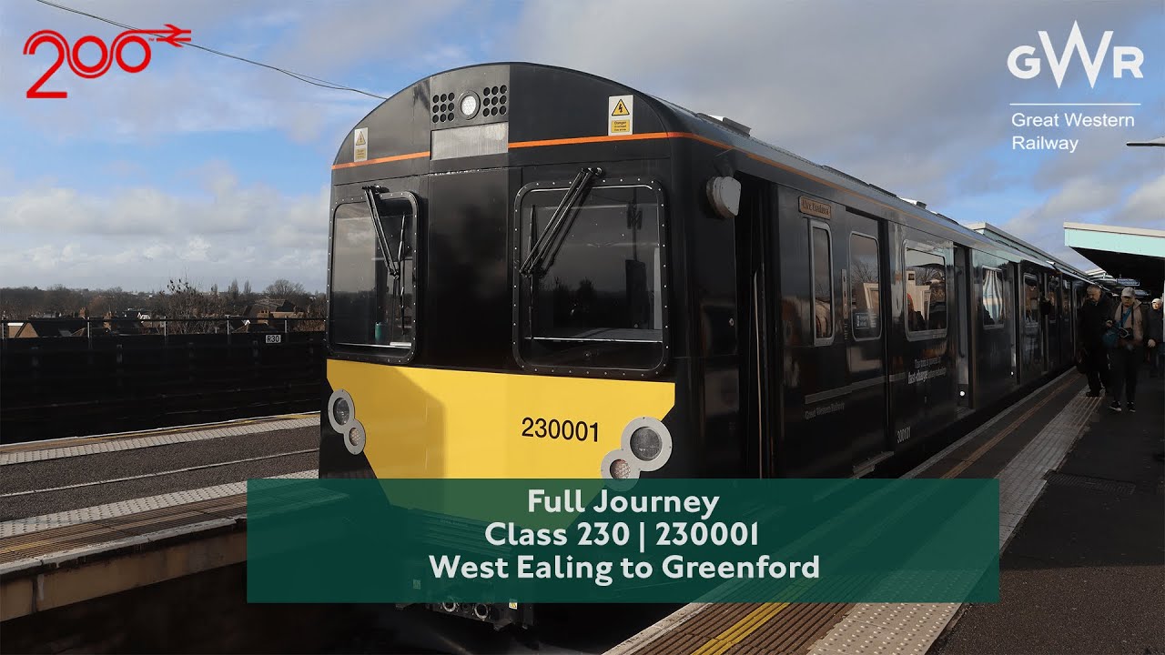 Full Journey | GWR Class 230 (230001|) West Ealing to Greenford ...
