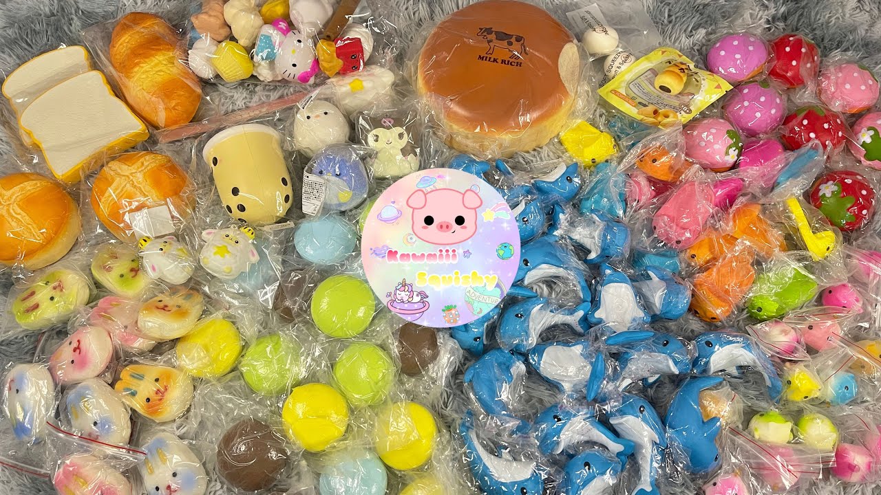 [Unboxing] Squishy mới về-Đặt hàng tại shopee #squishy #unboxing - YouTube