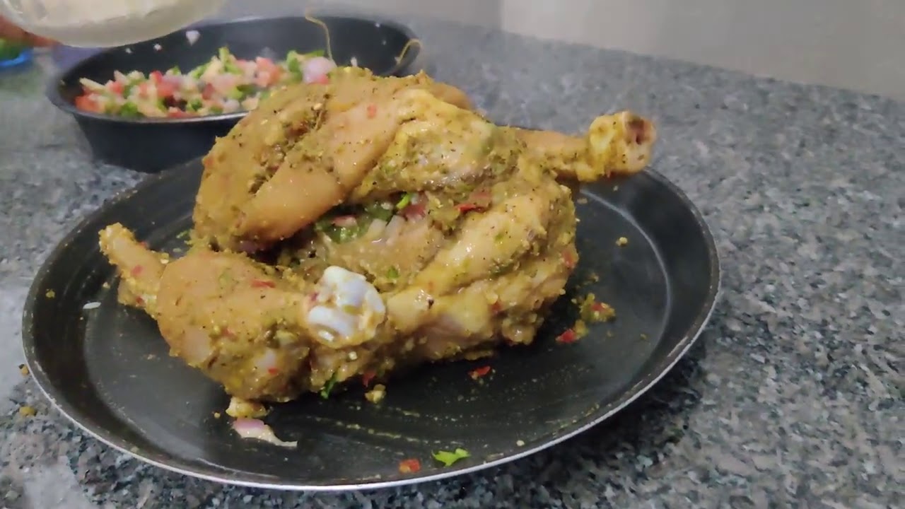 Hariyali chicken nirachathu I Hariyali chicken nirachathu recipe I ...