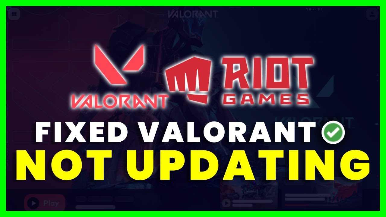 How to Fix Riot Games Client Update Valorant Not Working On PC - YouTube