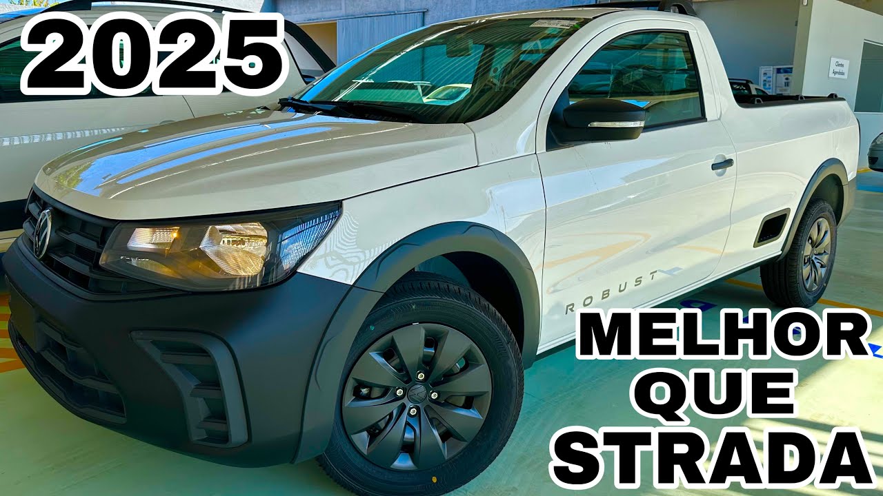 NOVA VW SAVEIRO 2025 ROBUST CABINE SIMPLES VERSÃO DE ENTRADA EM ...